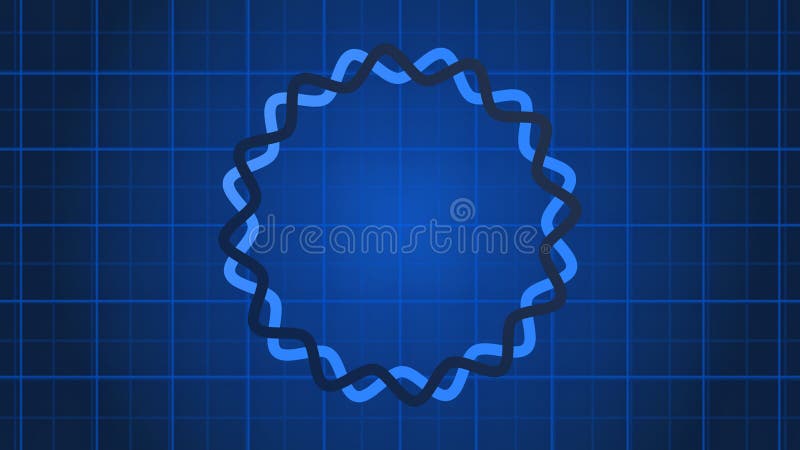 Simple Organic Shape Design Circle Animation in High-resolution. Stock ...