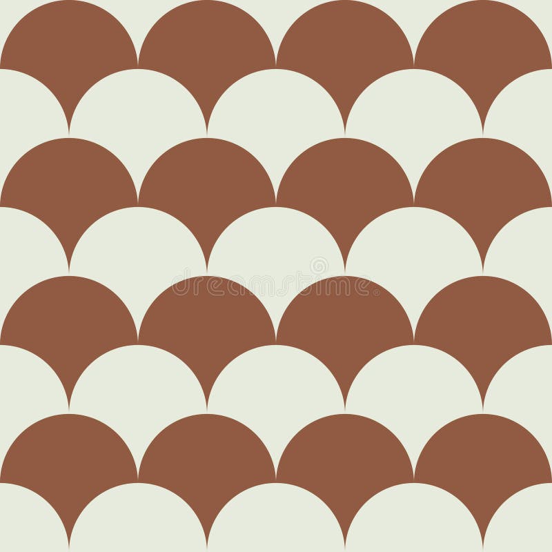Simple Ornament of a Floor Tile. Brown Japanese Seamless Pattern Stock ...