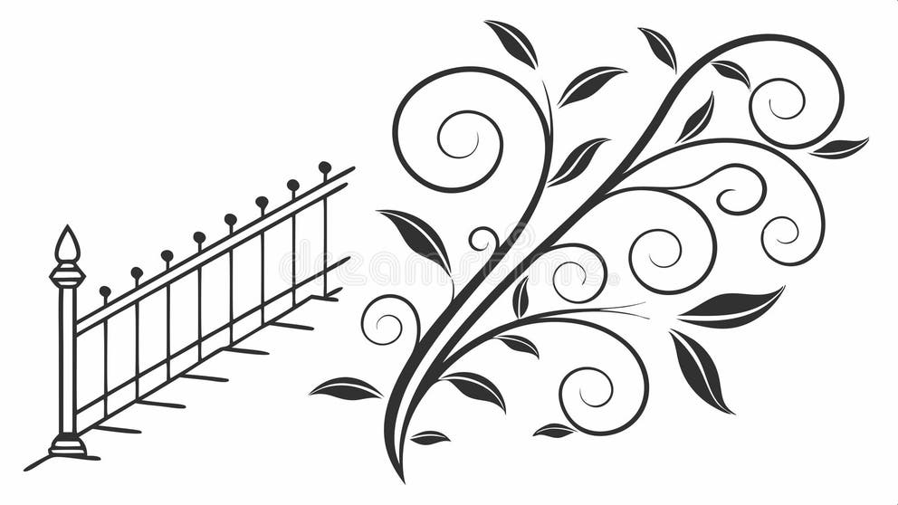 Simple Ornate Corner Flourish Design Vector Design Generative AI Stock ...