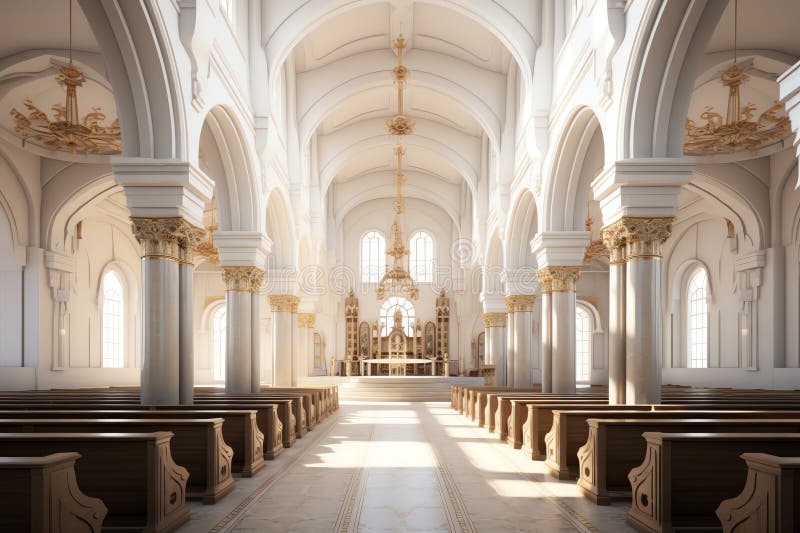 Simple Orthodox Chapel Outline, Wide Text Area, Clean and Pure Visual ...