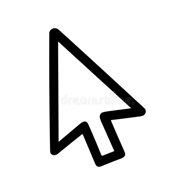 Simple Cursor Outline Stock Illustrations – 17,651 Simple Cursor ...