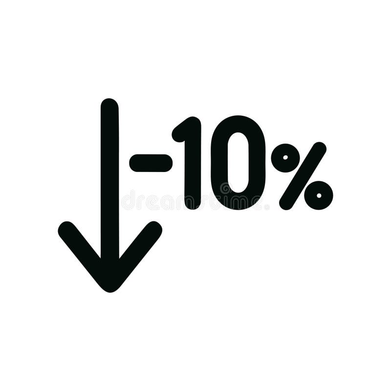 Decrease Percentage Icon Stock Illustrations – 2,177 Decrease Percentage Icon Stock ...