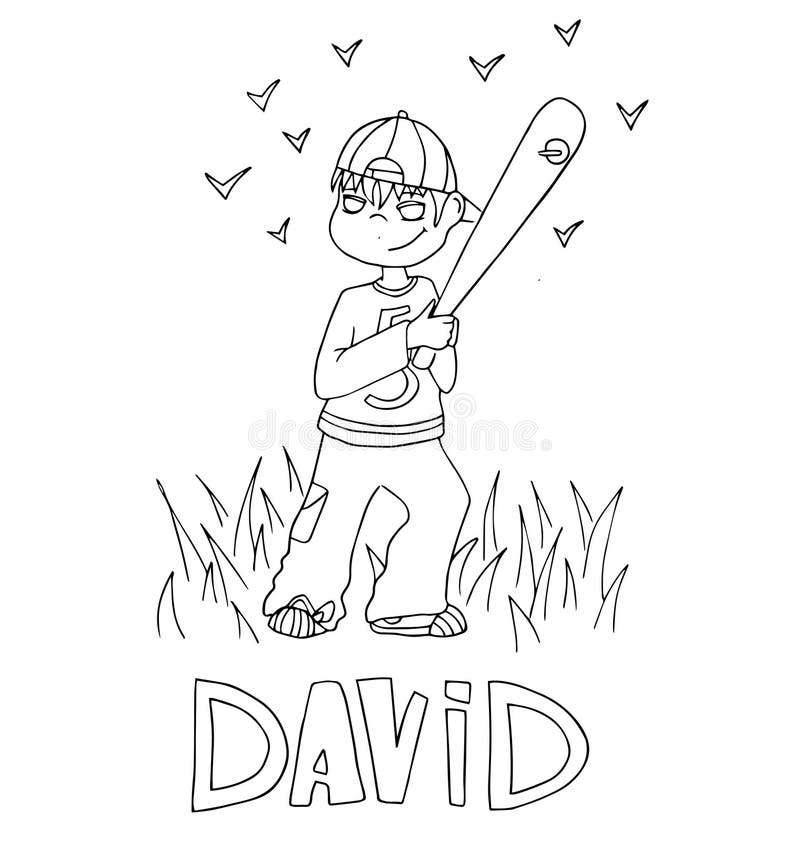 Boy Name David Stock Illustrations – 18 Boy Name David Stock ...