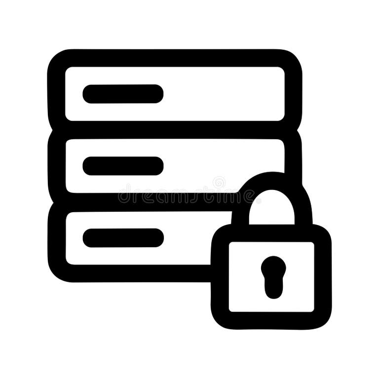 Database Protection Icon Stock Illustrations – 33,272 Database ...