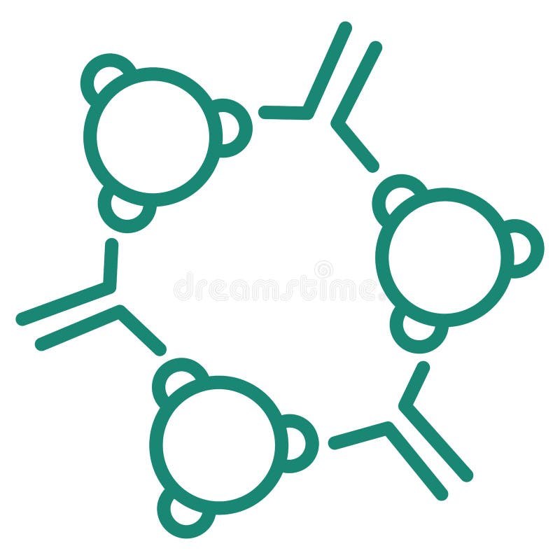 Simple Outline Modern Turquoise Schematic Icon of the Intercellular ... Simple Outline Modern Turquoise Schematic Icon of the Intercellular ...