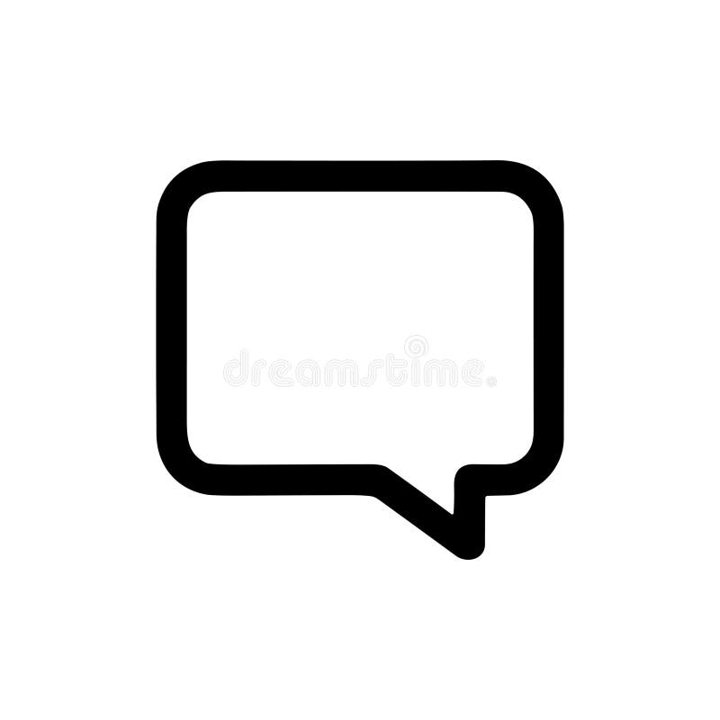 Rounded Speech Bubble Icon Stock Illustrations – 5,137 Rounded Speech ...