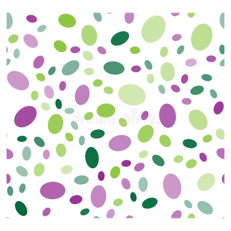 Simple Oval Pattern. Vector Seamless Stock Vector - Illustration of ...