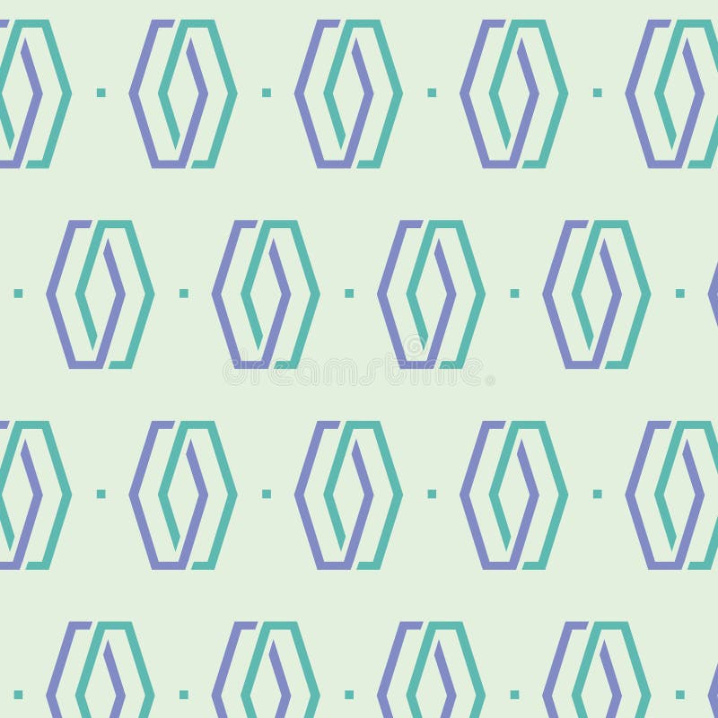 Simple Over Lapping Geometric Lines Color Seamless Pattern Stock Vector ...