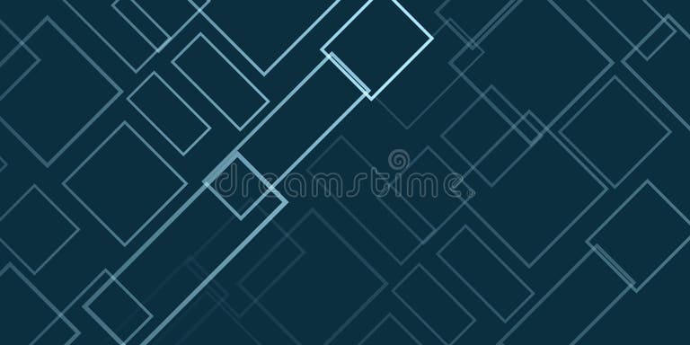 Simple Overlapping Rectangular Frames of Various Sizes, Colored in ...