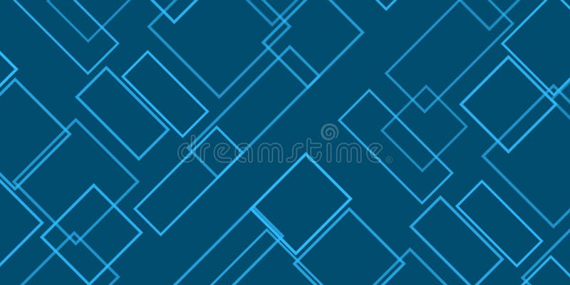 Simple Overlapping Rectangular Frames of Various Sizes, Colored in ...