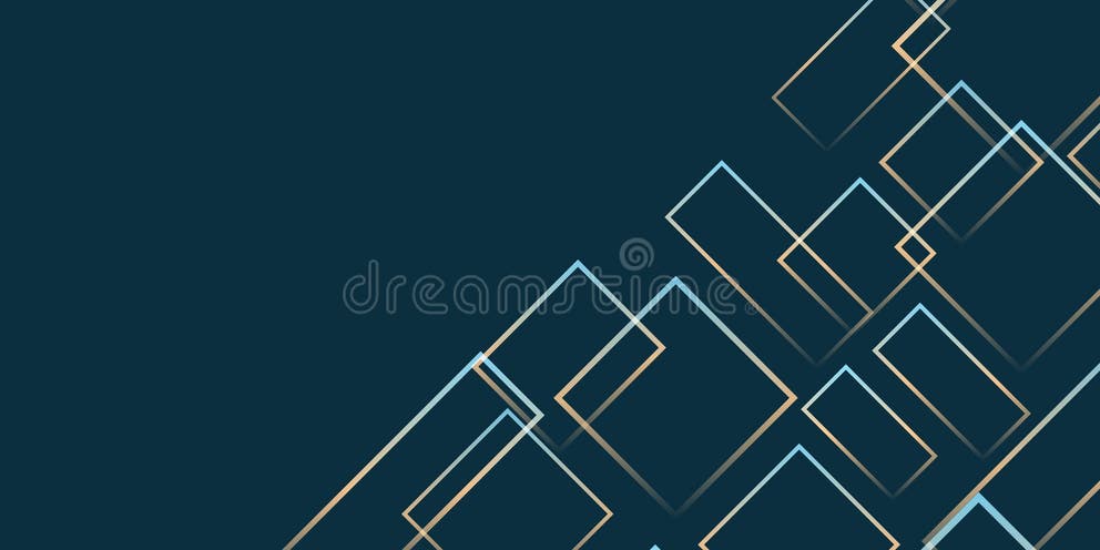 Simple Overlapping Rectangular Frames of Various Sizes, Colored in ...