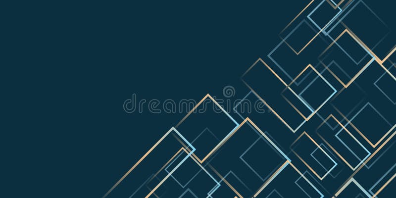 Simple Overlapping Rectangular Frames of Various Sizes, Colored in ...