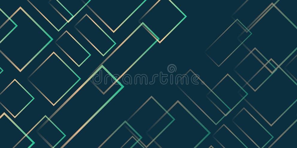 Simple Overlapping Rectangular Frames of Various Sizes, Colored in ...