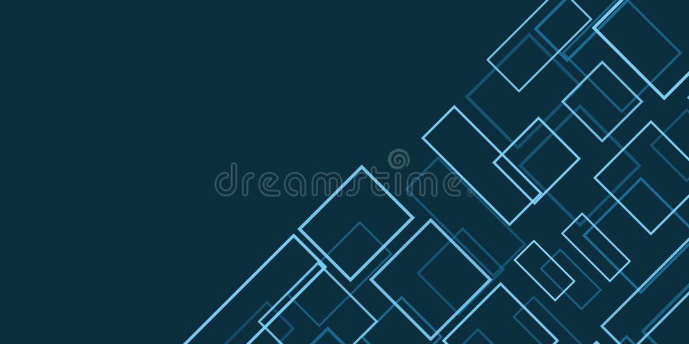 Simple Overlapping Rectangular Frames of Various Sizes, Colored in ...