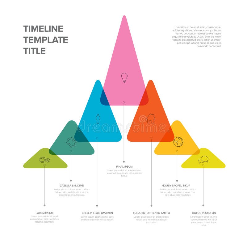 Simple Overlay Timeline Graph Template with Semi Transparent Growing ...