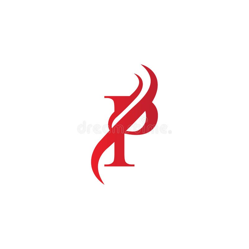 Simple P Letter Vector Logo Stock Illustration - Illustration of ...