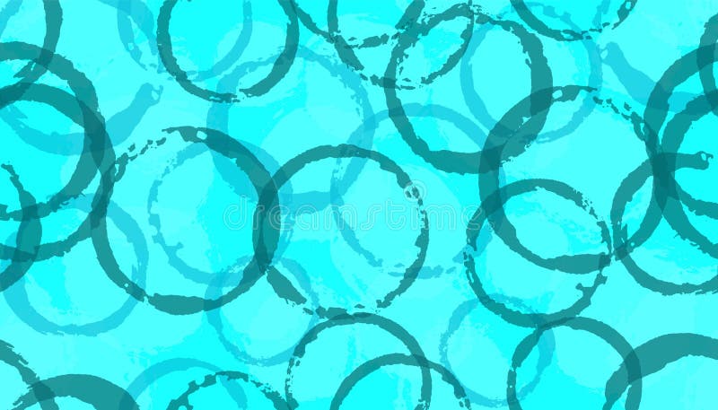 Simple Painted Circle Stamps Textile Print. Circular Blob Overlapping ...