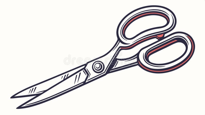 Simple Pair of Open Scissors, Tool for Cutting and Crafting Tasks ...