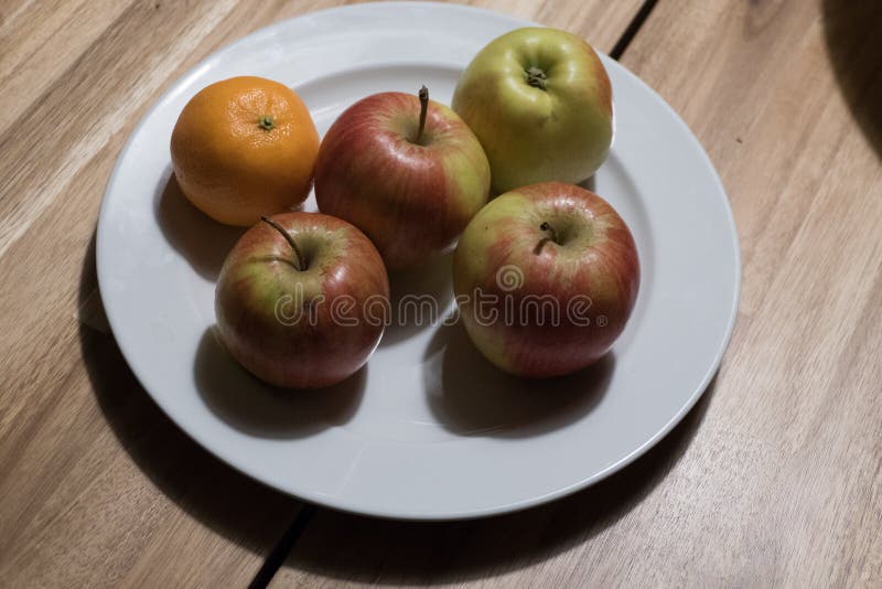Simple Party Refreshment on a Wooden Table Stock Photo - Image of ...