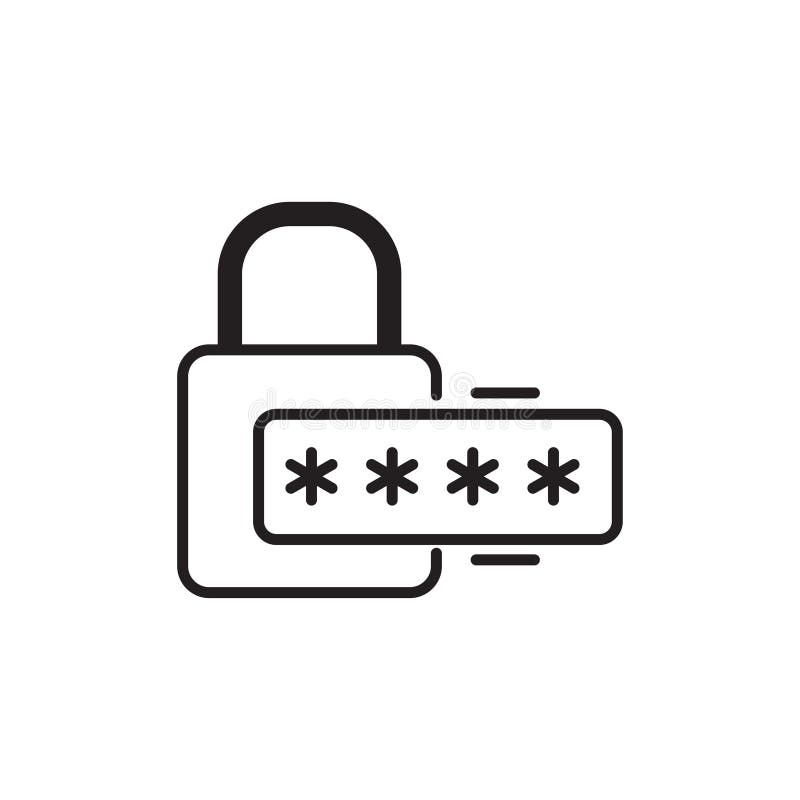 Password Icon. Trendy Flat Vector Password Icon on White Background ...