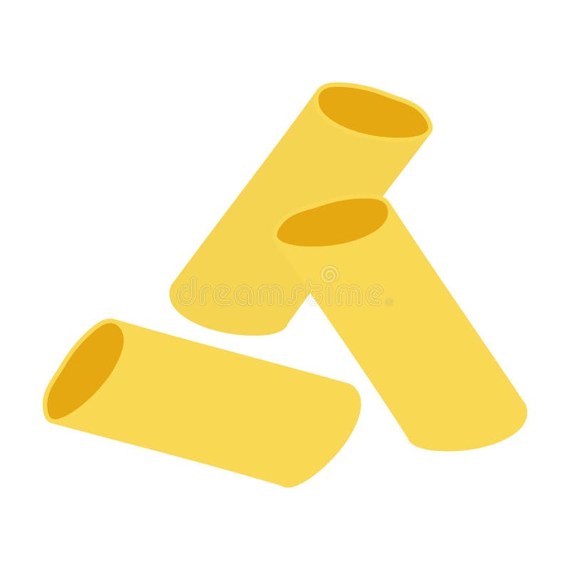 Simple Pasta Shapes Collection. Flat Illustration Stock Vector ...