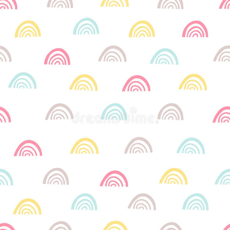 Simple Pastel Graphic Pattern Stock Vector - Illustration of kids ...