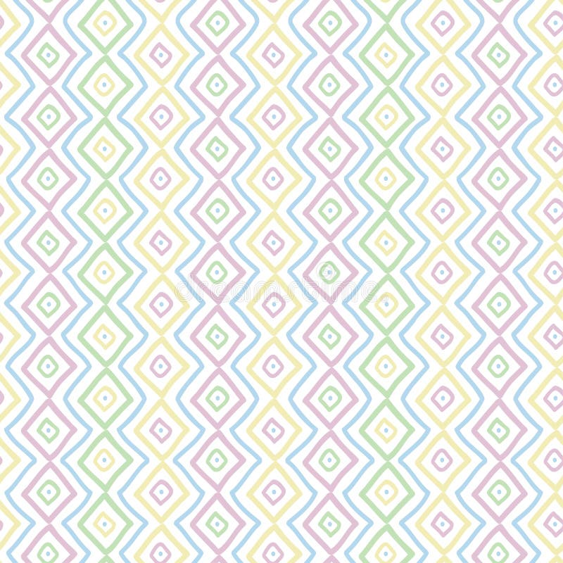 Simple Pastel Seamless Pattern Stock Vector - Illustration of design ...