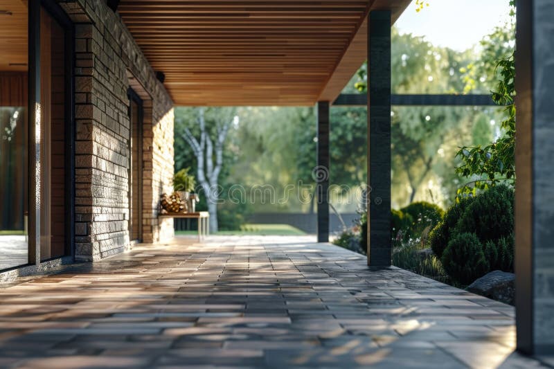 A Simple Path with a Seating Area, Perfect for a Quiet Moment or ...