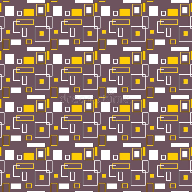 Simple Pattern Background with Square Ornament Stock Vector ...