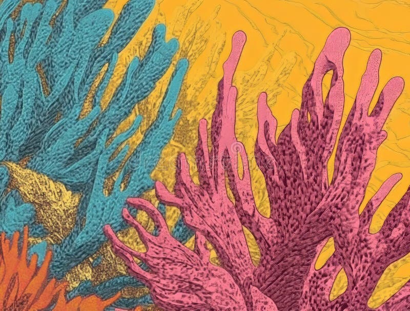 Simple Pattern Design Featuring Abstract, Soft Shapes Stock Image ...