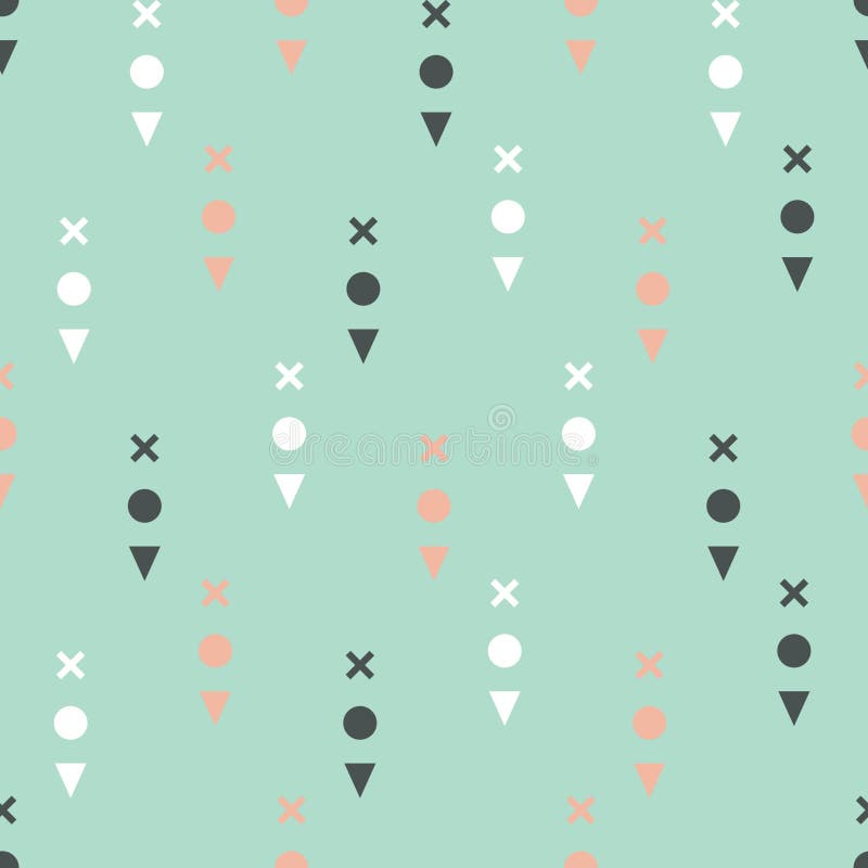 Simple Pattern Design. Vector Illustration Decorative Design Stock ...
