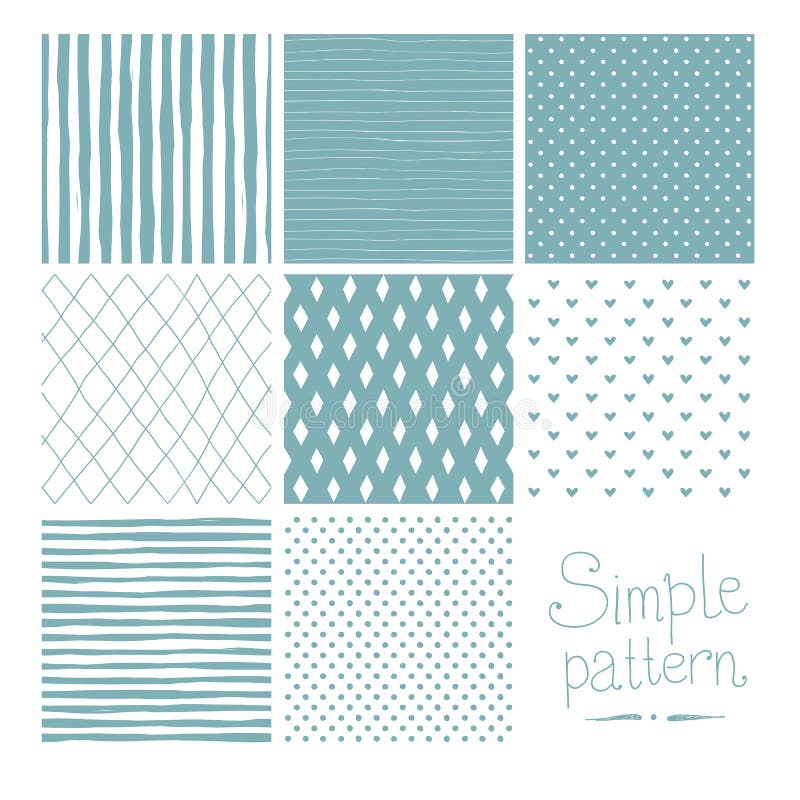 Simple pattern stock vector. Illustration of decoration - 68340091