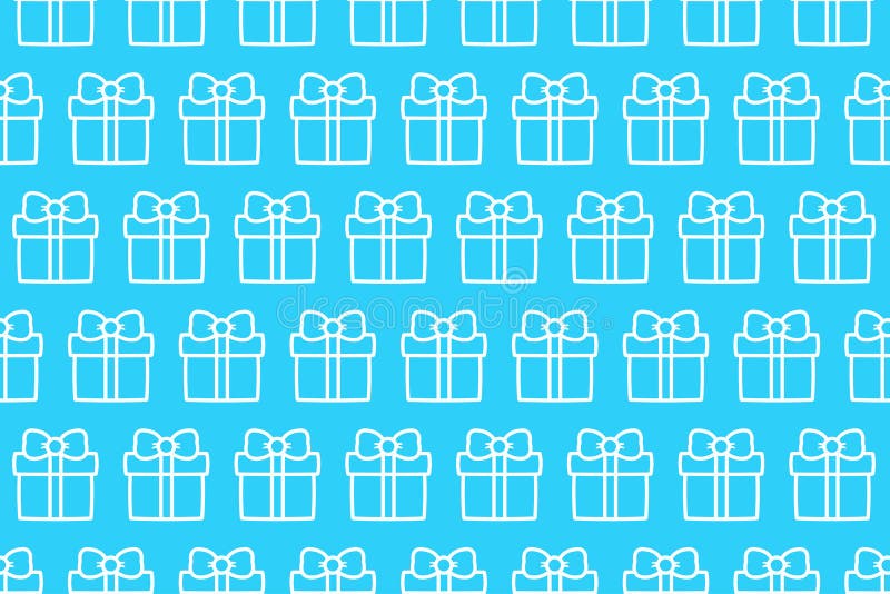 Simple Pattern with Gifts. Vector Illustration Stock Vector ...