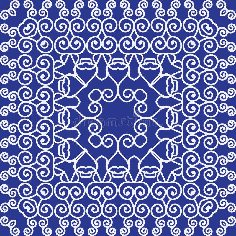 Simple Pattern Ornament Kaleidoscope by Chinese Motifs. Stock Vector ...