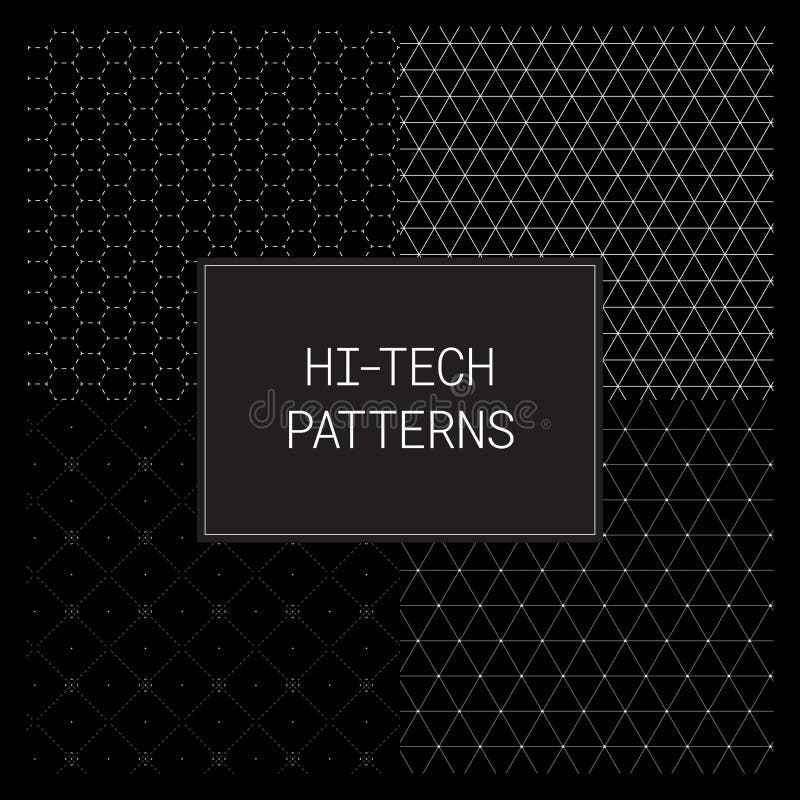 Simple Patterns for Hi-tech HUD or UI Suitable for Futuristic ...