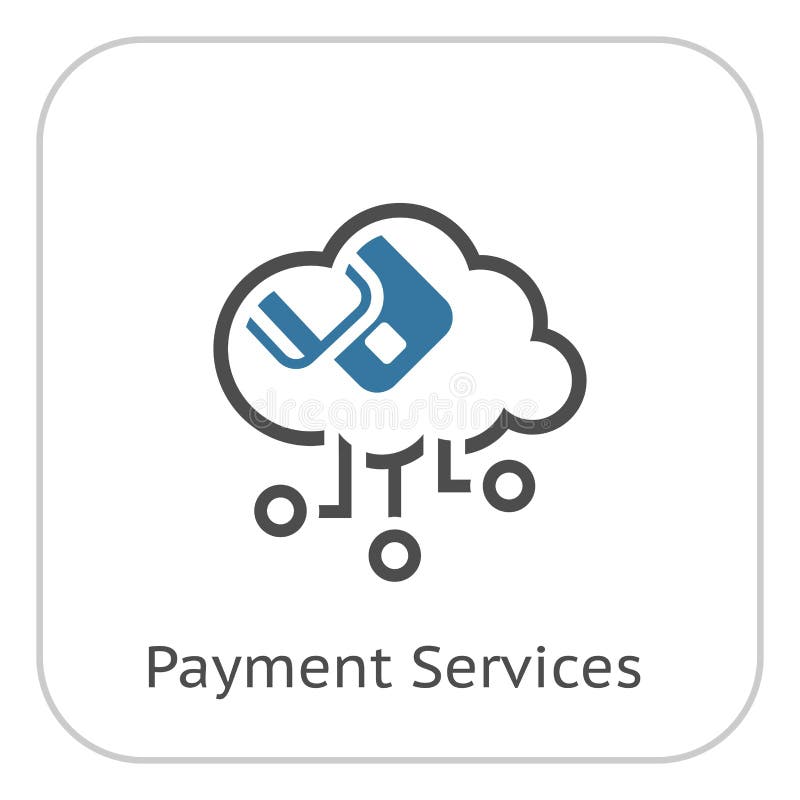 Simple Payment Services Vector Icon Stock Vector - Illustration of ...
