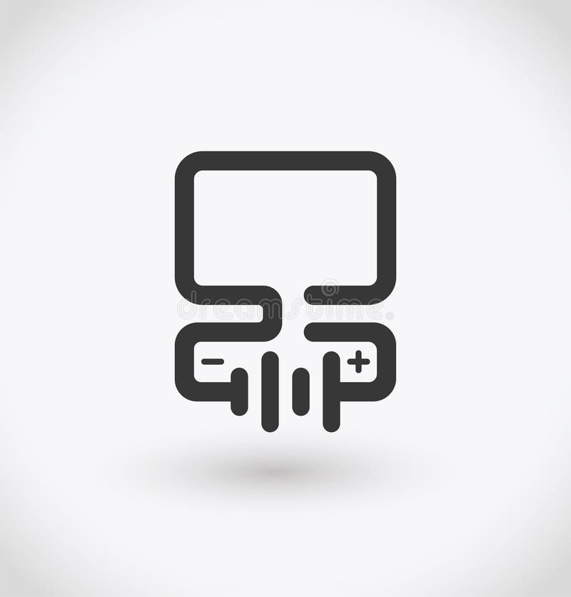 Simple PC Power Icon on White Background. Simple PC Power Vector. EPS10 ...