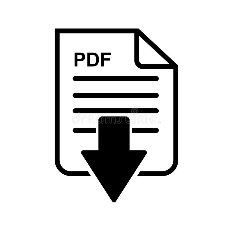 A Simple Pdf File Download Icon Png One Line Design for Mobile App ...
