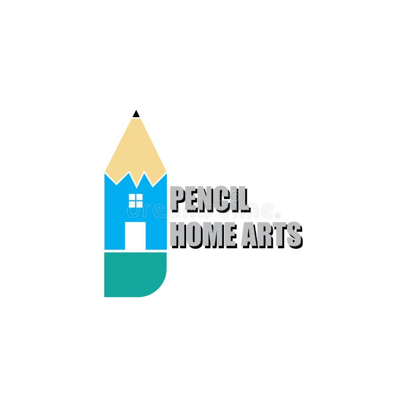 Simple Pencil Icon Vector Logo Stock Illustration - Illustration of ...