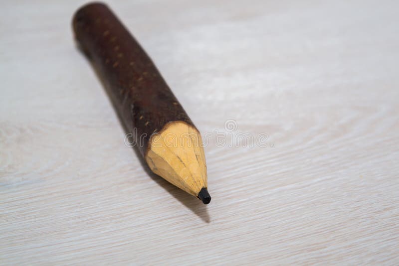Simple pencil stock image. Image of simple, eraser, large - 171822477