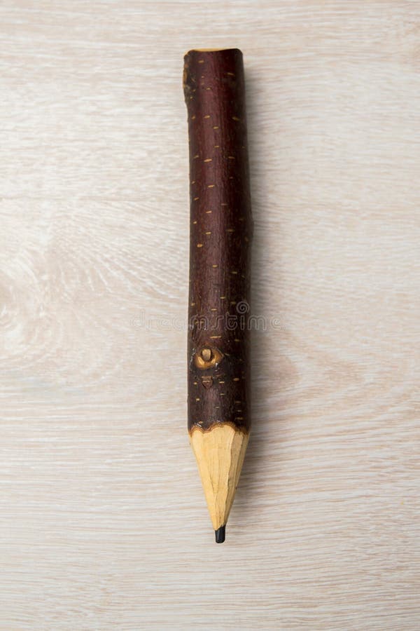 Simple pencil stock photo. Image of isolated, large - 194357758