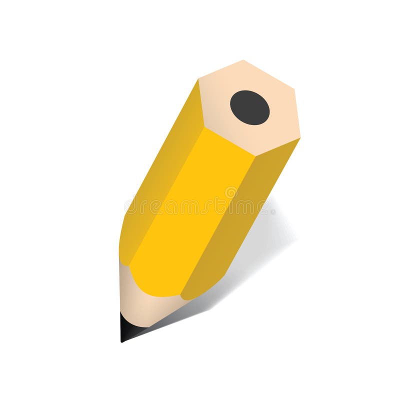 Small Yellow Pencil Stock Illustrations – 1,257 Small Yellow Pencil ...