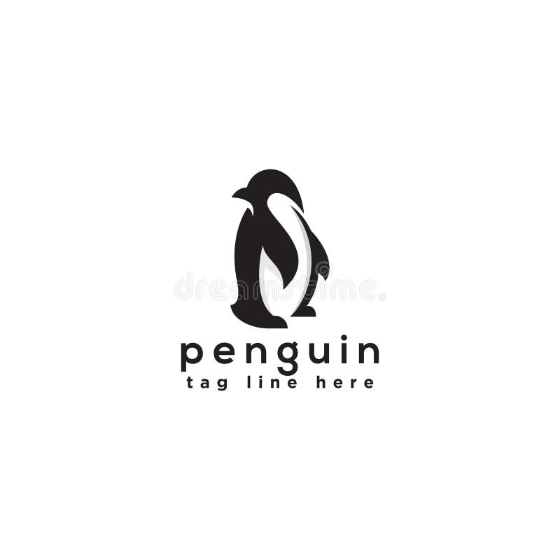 Simple Penguin Logo Design, Creative Vector Penguin Logo Template Icon ...