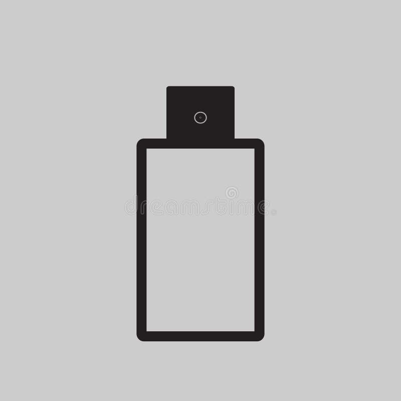 Simple perfume icon stock vector. Illustration of container - 79247862