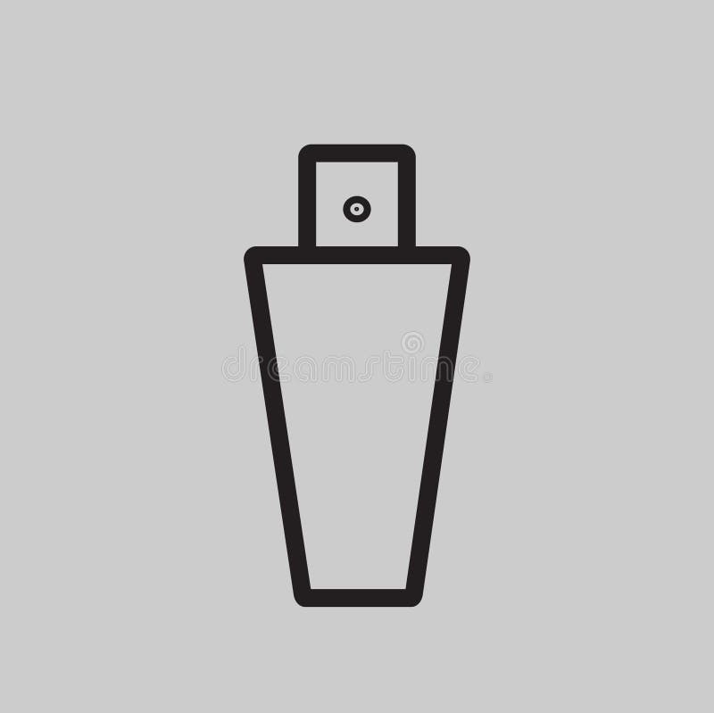Simple perfume icon stock vector. Illustration of spray - 79248256