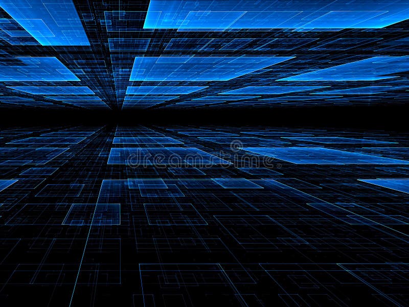 Perspective Background - Abstract Digitally Generated Image Stock ...