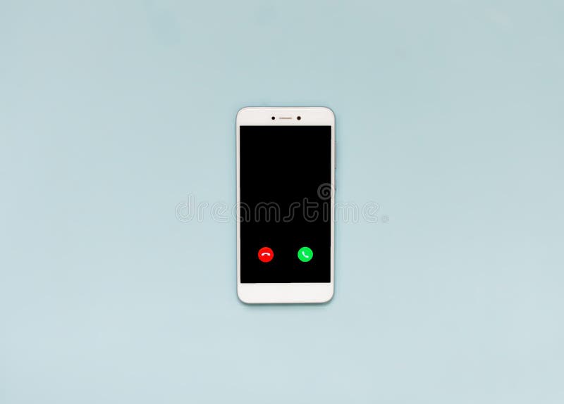 Simple Phone Calling Perfect for Mock-up, with Copy Space Stock Image ...