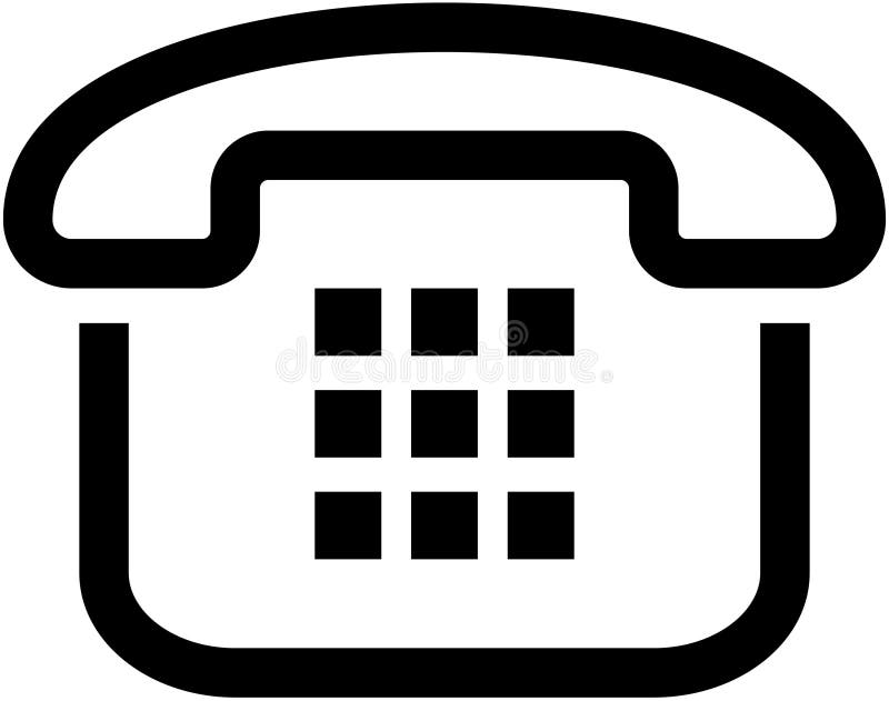 Simple Phone Icon - Illustration Stock Vector - Illustration of graphic ...