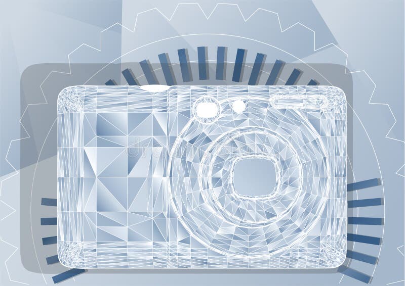 Simple photo camera stock vector. Illustration of snapshot - 89099759