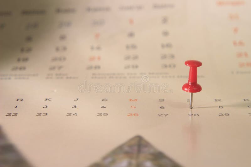 Simple Photo Illustration for Make a Schedule, Calendar Marking with ...